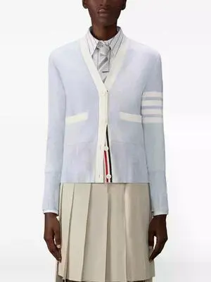 Thom Browne Four-bar Stripe Cardigan