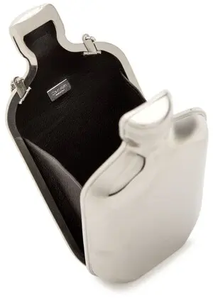 Calvin Klein Metal Bottle Clutch - Silver