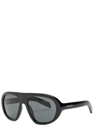 Prada Aviator Sunglasses - Black
