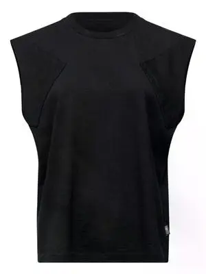 MAISON MARGIELA Sleeveless Crew Neck Vest - Black