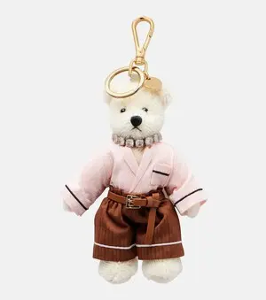 Prada Teddy Bear Bag Charm - Multicoloured