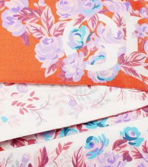Gucci Printed Silk Twill Scarf