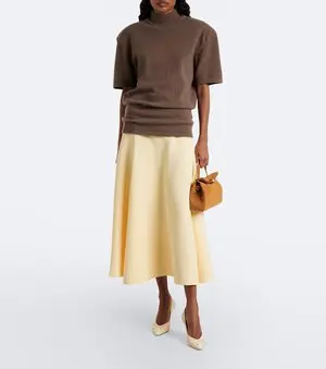 Jacquemus Valerie Small Suede Top-handle Bag - Brown