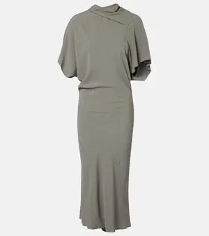 Rick Owens Seb Draped Midi Dress
