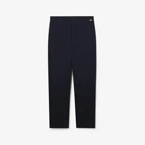 Burberry Cotton Twill Chinos - Navy