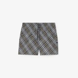 Burberry Check Swim Shorts - Wave Blue