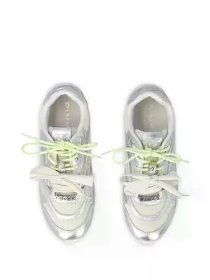 Pinko Yulia 01 Panelled Sneakers - Silver