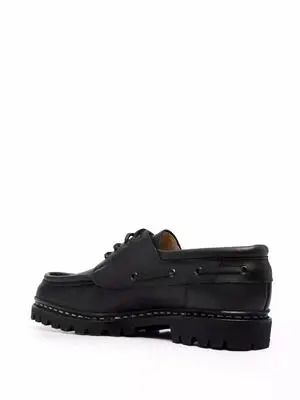 Paraboot Ridged Sole Boat Shoes - Blue