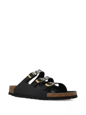 BIRKENSTOCK Florida D-buckle Sandals - Black