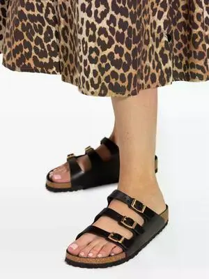 BIRKENSTOCK Florida D-buckle Sandals - Black