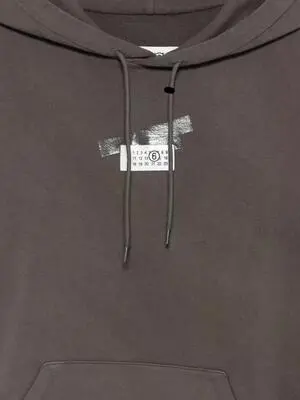 MAISON MARGIELA Distressed Graphic Print Hoodie