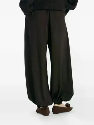 ROTATE BY BIRGER CHRISTENSEN Balloon Pleated Trousers - Brown