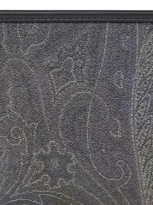 Etro Paisley Pattern Messenger Bag - Grey