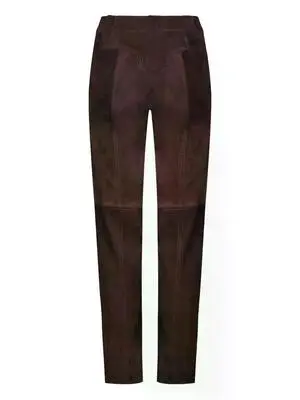 Johanna Ortiz Cartography Leather Trousers