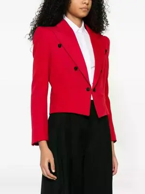 Valentino Garavani Double-breasted Cropped Blazer