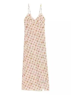 Zadig&Voltaire Ramelil Floral-pattern Maxi Dress - Neutrals