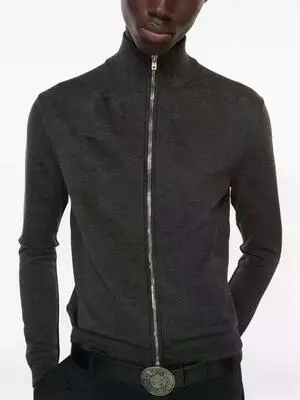 Acne Studios Zip-up Cardigan - Grey