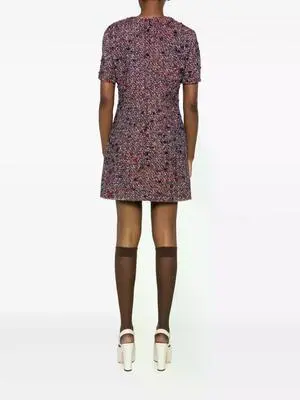 Gucci Tweed Button-detailed Dress