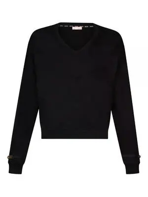 Liu Jo V-neck Sweater With Chain Detail