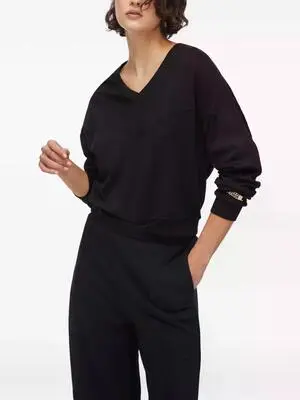 Liu Jo V-neck Sweater With Chain Detail