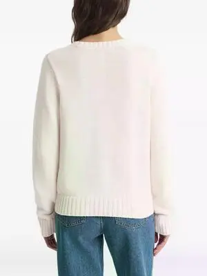 Sporty & Rich Equestrian Graphic Crew-neck Sweater