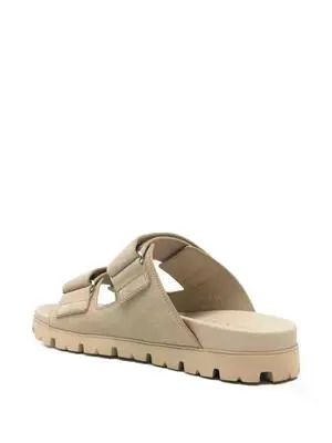 Prada Suede Band Sandals - Neutrals