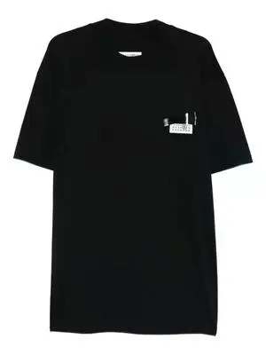 MAISON MARGIELA Graphic Print T-shirt - Black