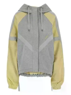 Attico Two-tone Hooded Jacket