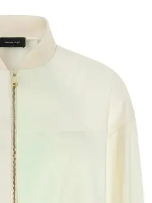 Fabiana Filippi Zip-up Bomber Jacket - Neutrals