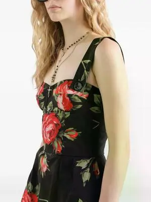 Dolce & Gabbana Floral Print Mini Dress