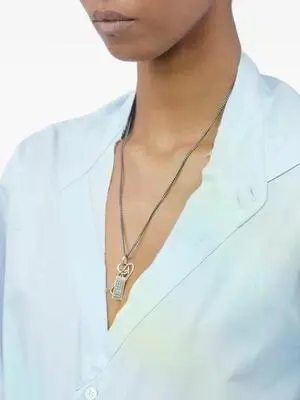 MAISON MARGIELA Charm Necklace With Paperclip And Key