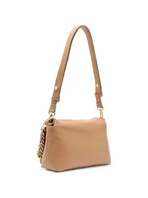 Liu Jo Lapuffy Medium Braided Chain Logo Crossbody Bag