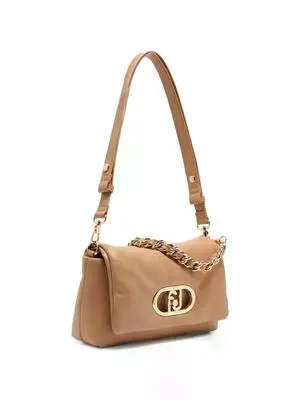 Liu Jo Lapuffy Medium Braided Chain Logo Crossbody Bag