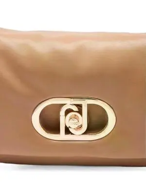 Liu Jo Lapuffy Medium Braided Chain Logo Crossbody Bag