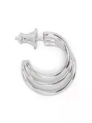 SHAUN LEANE Bound Hoop Earring - Silver