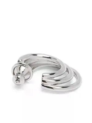 SHAUN LEANE Bound Hoop Earring - Silver