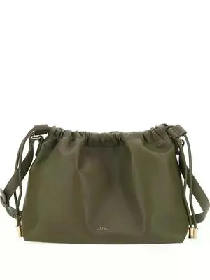 A.p.c. A.P.C. Gathered Shoulder Bag Green
