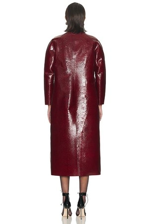 TOM FORD Leather Duchesse Biker Coat