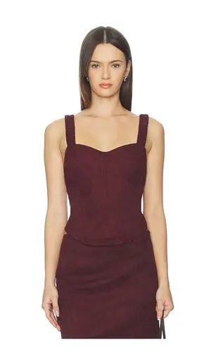 Heartloom Lennox Top - Burgundy