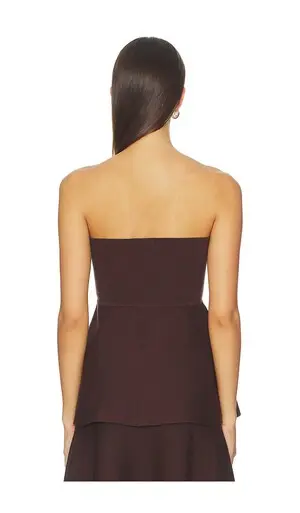 Line & Dot Kingston Knit Peplum Top