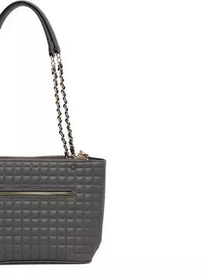 Guess Nadira Quilted Tote Bag With Chain Detail