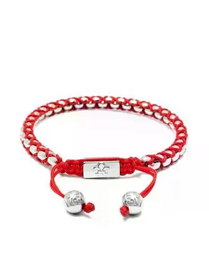 NIALAYA JEWELRY Box-chain Bracelet - Red