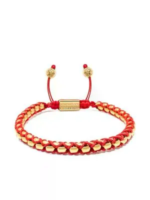 NIALAYA JEWELRY Box Chain Bracelet With String Detail