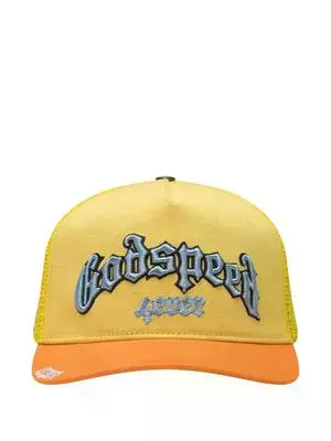 GODSPEED Embroidered Logo Trucker Cap - Yellow