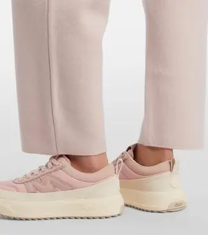 Moncler Wool And Cashmere Sweatpants - Pink