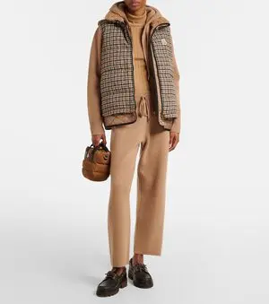 Moncler Wool And Cashmere Joggers