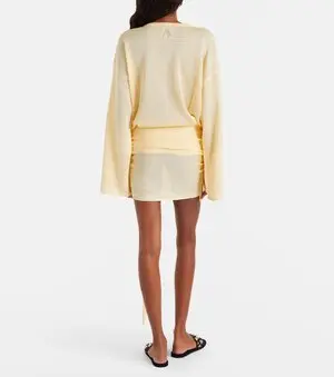 Attico Open-knit Mini Dress