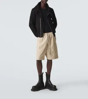 Rick Owens Cotton Cargo Shorts