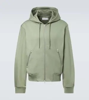 Dries Van Noten Cotton Zip-up Hoodie - Green