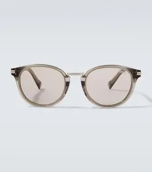 Zegna Round Frame Sunglasses - Brown